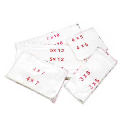 Funda polyfan transparente (Roja / Azul) - Plasticentro